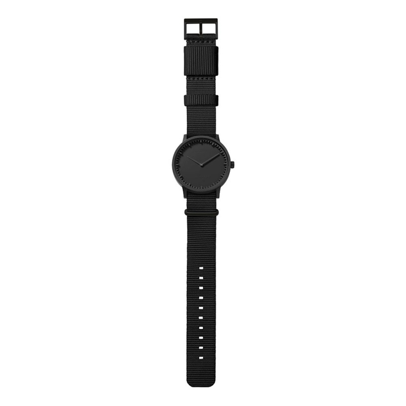 Tube watch T40 black / black nato strap - LEFF amsterdam